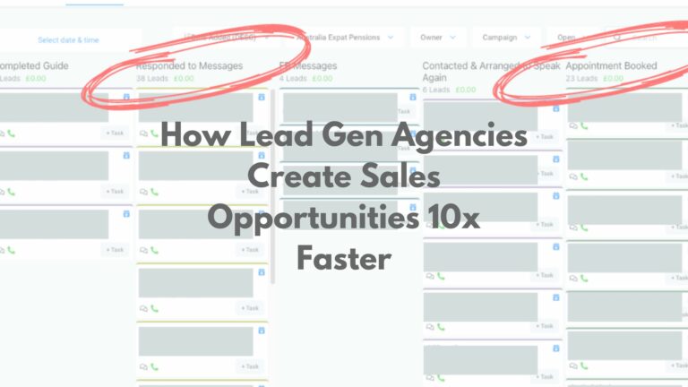 How Lead Gen Agencies Create Sales Opportunities 10x Faster